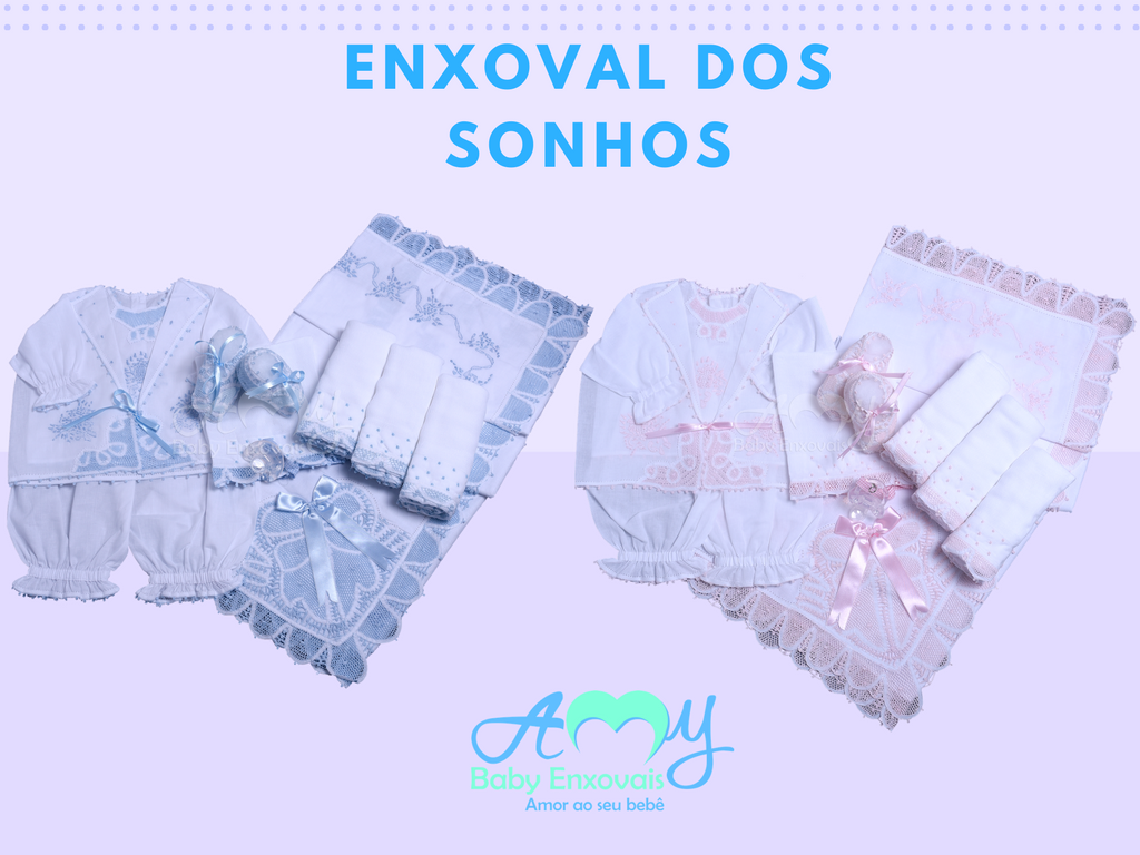 O enxoval dos sonhos da Amy Baby Enxovais para o seu Bebê